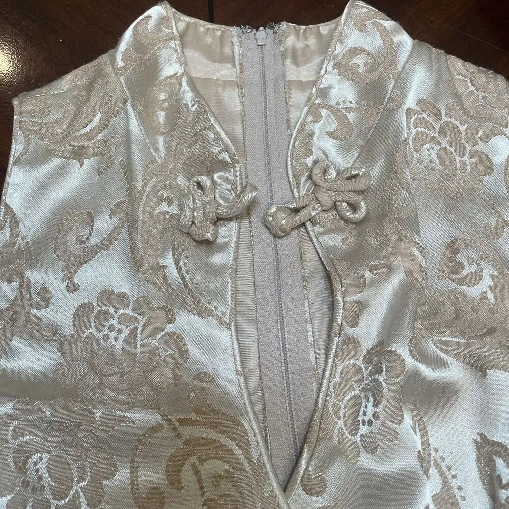Nikki Originals | Dresses | Vtg 8s Niki Originals Brocade Cheongsam ...